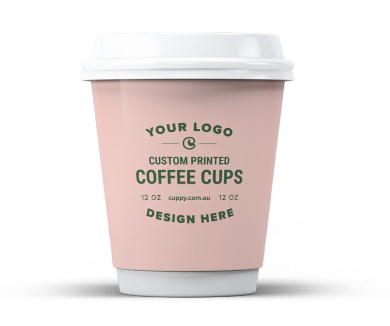 Double Walled Branded Coffee Cups Full Colour Custom Printed | Cuppy!